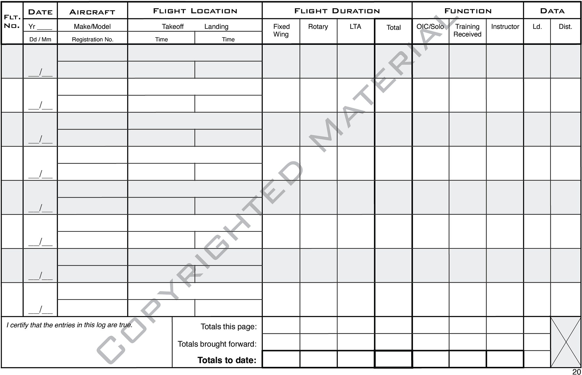 UAV Pilot Logbook 2nd Edition - Parhelion Aerospace GmbH